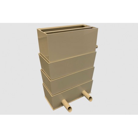 TRICKLE TOWER MEDIUM PIPES 15M3/H AVEC SIEVE